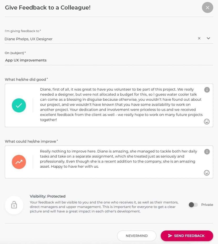 Feedback to colleagues: Examples, Tips & Tricks